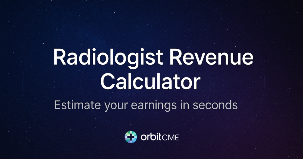 wRVU calculator for radiologists